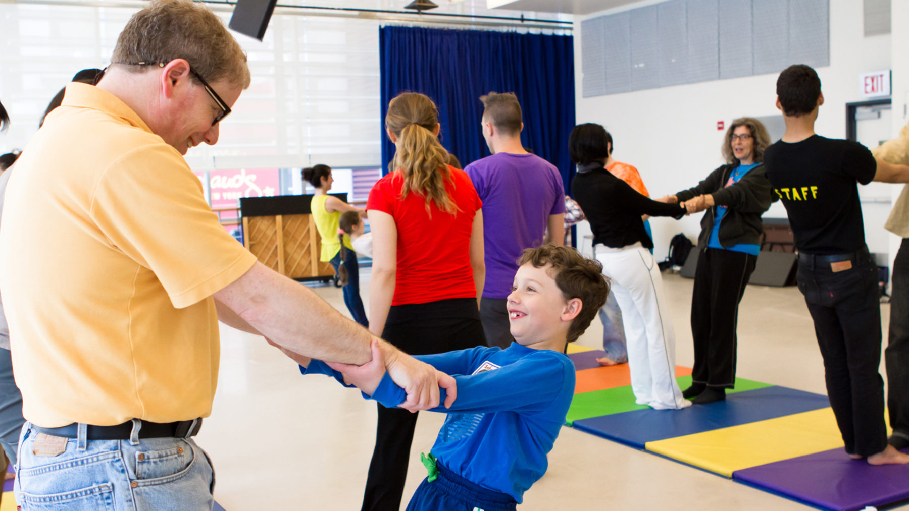 Family Workshop: Family Acro | 2022-23 Season | New Victory Theater